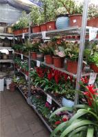 China 3 Tier Danish Supermarket Shelving With 1.8x1800mm Post And 4 Swivel Castors for sale