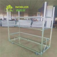 China Multi Purpose Layer Flower Trolley Adjustable Hot Dip Galvanizing Not Easy To Rust for sale