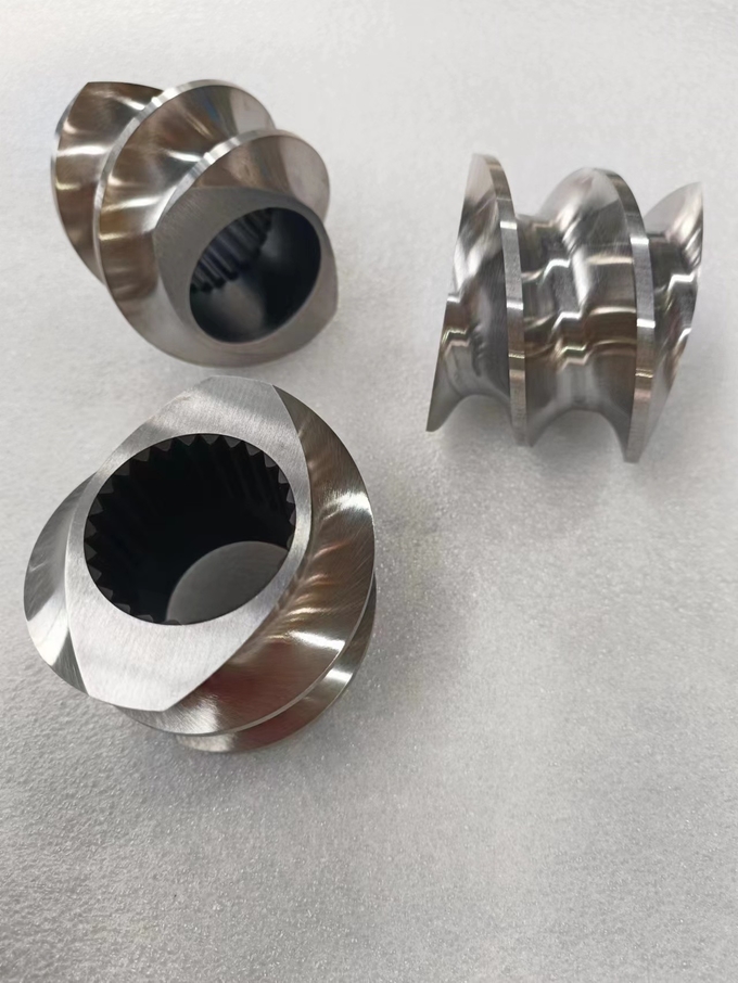 High Performance Twin Screw Extruder Screw Elements wear resistant 3