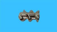 China Custom Twin Screw Extruder Parts Twin Screw Elements Meshing Block 600rpm for sale