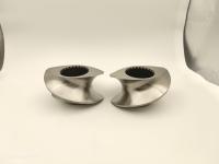 China Threaded Element Threaded Block Kneading Block Twin-Screw Plastic Granulator Accessories Meshing Block Kneading Block for sale