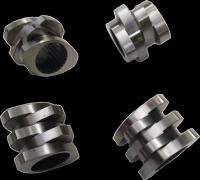 China Melting Zone Twin Screw Extruder Parts 30° 45° 60° 90° Angle Screws 71mm OD for sale