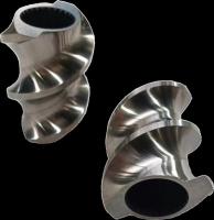 China Melting Zone Twin Screw Extruder Parts 30° 45° 60° 90° Angle Screws 71mm OD for sale