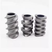 China Accuracy Customized On Demand Specifications Parallel Counter Rotating Double Twin Extruder Screw for sale