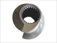 China 112mm Extruder Screw Elements 6542 Material For Big Food / Snacks Extruder Zsk Screw Element  Product Name:112mm Extruder Screw Elements 6542 Material for sale