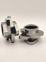 China Mini Plastic Twin Screw Element Screw Side Feeder Barrel Shaft For 58mm Extruder for sale