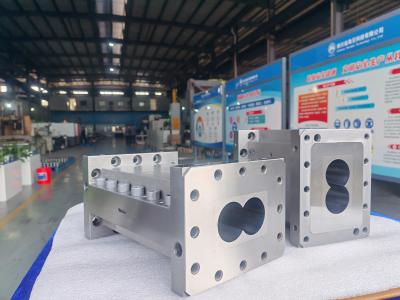 China Combi Barrels For PP PVC PA PE Plastic Twin Screw Extruder Machine for sale
