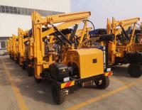 China Wheel Type Loading Guardrail Pile Driver YC360 Hydraulic Hammer 33kw Diesel Engine for sale