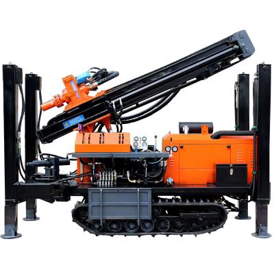 China Diesel Engine Driven DK180 Crawler Type Water Well Drilling Rig 180m Depth for sale
