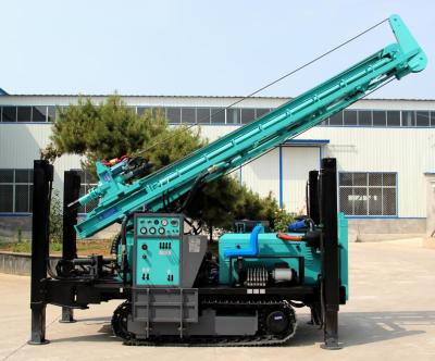 China Hydraulic Diesel Crawler Water Well Drilling Rig 280m Depth High Efficiency for sale