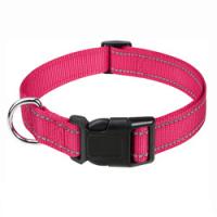 China Reflective Adjustable Dog Collar Polyester Nylon Pet Collar for Small Medium Large Dogs 500 pcs MOQ for sale