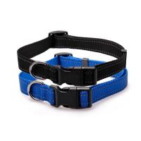 China Luxury Large Pet Neck Collar Heavy Duty Adjustable Nylon Dog Collar for sale