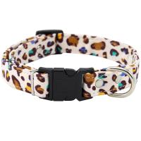 China Custom Double Padded Polyester Pet Collar with Reflective Strip 500pcs MOQ for sale