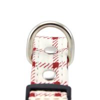 China Custom Double Padded Polyester Pet Collar with Reflective Strip 500pcs MOQ for sale