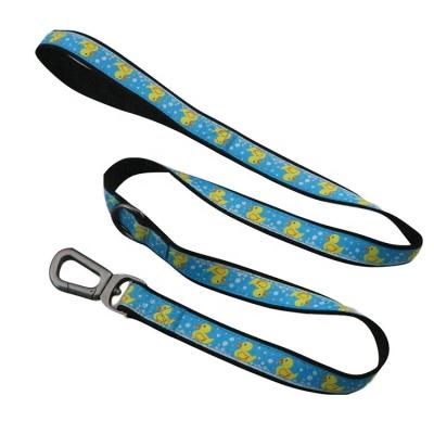 China Durable Black Pet Dog Collar PVC Logo Soft Polyester Custom Dog Collars for sale