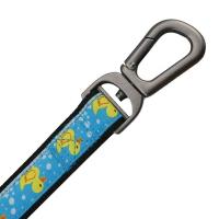 China Durable Black Pet Dog Collar PVC Logo Soft Polyester Custom Dog Collars for sale