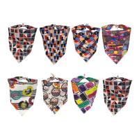 China Wholesale Custom Printed 100% Cotton Reversible Dog Bandana Pet Scarf for All Seasons for sale