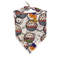 China Wholesale Custom Printed 100% Cotton Reversible Dog Bandana Pet Scarf for All Seasons for sale