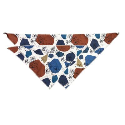 China Wholesale Washable Cotton Pet Bandana Adjustable Dog Bibs Scarf 500pcs MOQ for sale