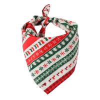 China Unique Shape Seasonal Dog Bandanas Washable Cozy Cotton Pet Bibs 500 Pcs MOQ for sale