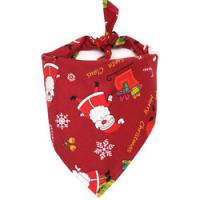 China Unique Shape Seasonal Dog Bandanas Washable Cozy Cotton Pet Bibs 500 Pcs MOQ for sale