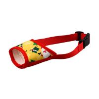 China Christmas Soft Dog Pet Muzzles Air Mesh Drinkable Dog Nylon Muzzle for sale