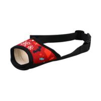 China Christmas Soft Dog Pet Muzzles Air Mesh Drinkable Dog Nylon Muzzle for sale