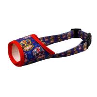 China Adjustable Soft Breathable Nylon Dog Muzzle Anti Biting Barking Pet Mouth Cover 16cm 28cm for sale