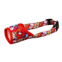 China Adjustable Soft Breathable Nylon Dog Muzzle Anti Biting Barking Pet Mouth Cover 16cm 28cm for sale