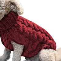 China Striped Dog Winter Clothes Hooded Jacket for Small Medium Dogs Cats 5 Sizes Polyester Cotton for sale
