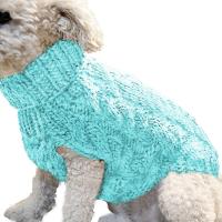 China Striped Dog Winter Clothes Hooded Jacket for Small Medium Dogs Cats 5 Sizes Polyester Cotton for sale