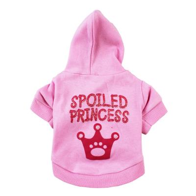 China Custom Polyester Cotton Dog Hoodie for Small Medium Dogs 5 Sizes OEM for sale