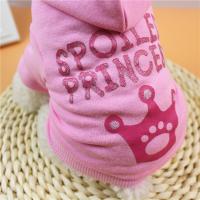 China Custom Polyester Cotton Dog Hoodie for Small Medium Dogs 5 Sizes OEM for sale