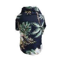 China Hawaiian Style French Bulldog Dog Hawaiian Shirt Pet Clothes Polyester Cotton 5 Sizes for sale