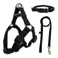 China Padded Dog Harness Set Soft Durable No Pull Dog Harness Easy To Clean for sale