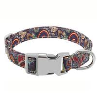China Custom Polyester Dog Collar and Leash Set Injury Free Neoprene Handle Waterproof All Seasons for sale