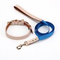 China Pu Leather Personalized Dog Collars Custom Printed Charms Designer Dog Collars for sale