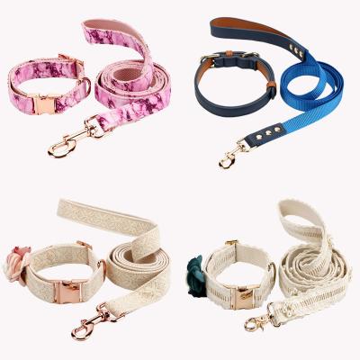 China Durable Reflective Harness Leash Set Comfortable Dog Collar Leash for sale