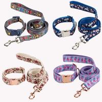 China Durable Reflective Harness Leash Set Comfortable Dog Collar Leash for sale