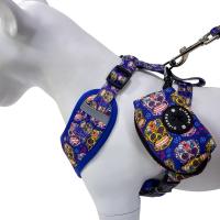China 7 in 1 No Pull Dog Harness Set with Leash and Collar Breathable Mesh 900D Nylon for sale