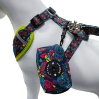China 7 in 1 No Pull Dog Harness Set with Leash and Collar Breathable Mesh 900D Nylon for sale