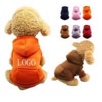 China Custom OEM Cotton Fleece Pet Hoodies Soft Dog Sweaters 5 Sizes XS-XL for sale