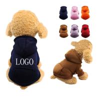 China Wholesale Blank Fleece Dog Hoodie 5 Sizes Custom Logo OEM Pet Clothes for sale