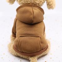 China Wholesale Blank Fleece Dog Hoodie 5 Sizes Custom Logo OEM Pet Clothes for sale