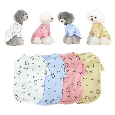 China Custom Sublimation Dog T Shirt 20cm Teddy Logo Pet Clothing for Small Medium Dogs OEM for sale