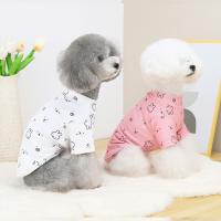 China Custom Sublimation Dog T Shirt 20cm Teddy Logo Pet Clothing for Small Medium Dogs OEM for sale