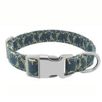 China Odm Oem Personalized Dog Collars And Leashes With Name Plate for sale