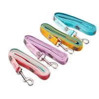 China Soft Universal Harness Leash Set Custom Luxury Leather Dog Collars for sale