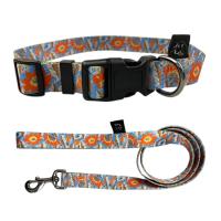 China Adjustable Polyester Dog Collar with Quick Release Buckle for Small Medium Large Dogs 500pcs MOQ for sale