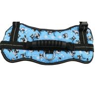 China Adjustable Size Pet Vest Harness Mesh Design Leather Dog Harness for sale